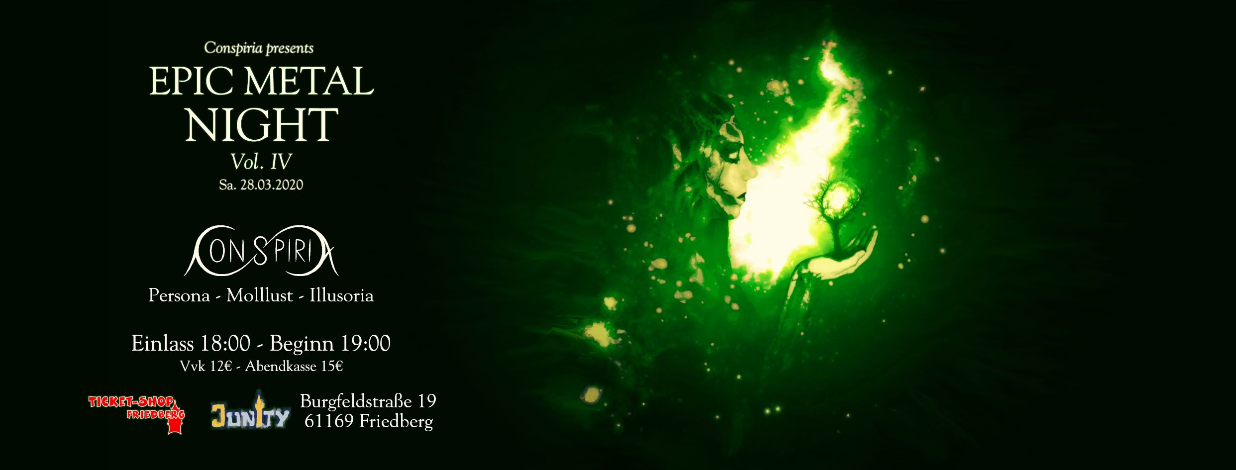 Vorankündigung: Epic Metal Night IV in Friedberg - Dark-Art