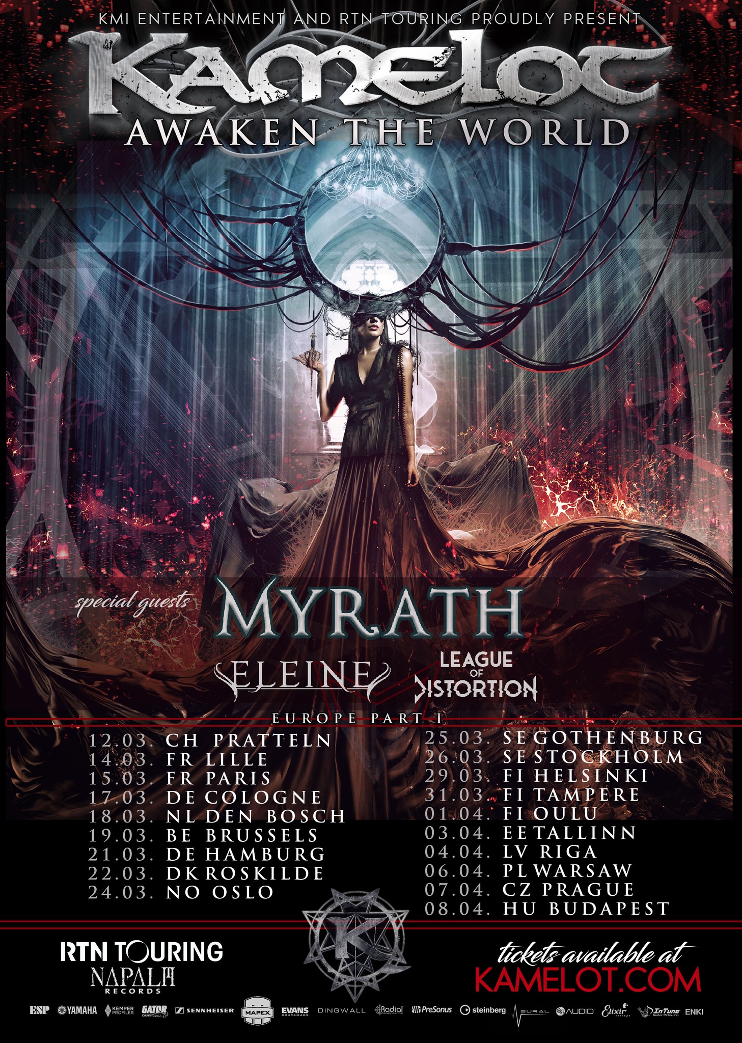 Vorbericht: KAMELOT - Awaken the World Tour - Dark-Art