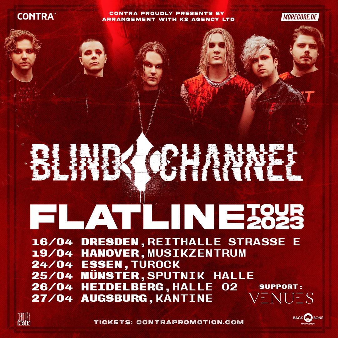 Vorbericht: Blind Channel - Flatline Tour 2023 - Dark-Art