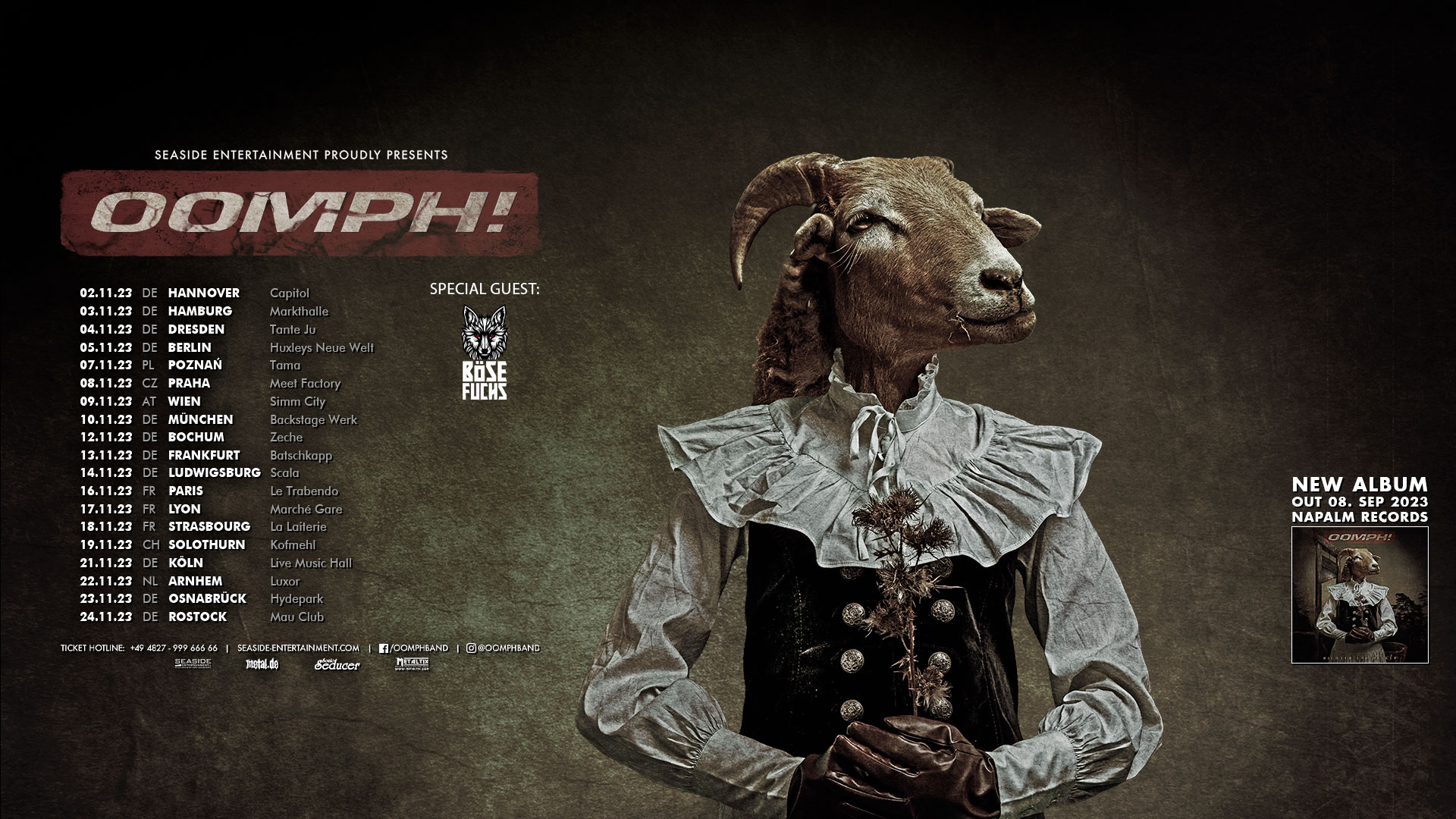 Vorbericht: Oomph! Richter und Henker Tour 2023 - Dark-Art