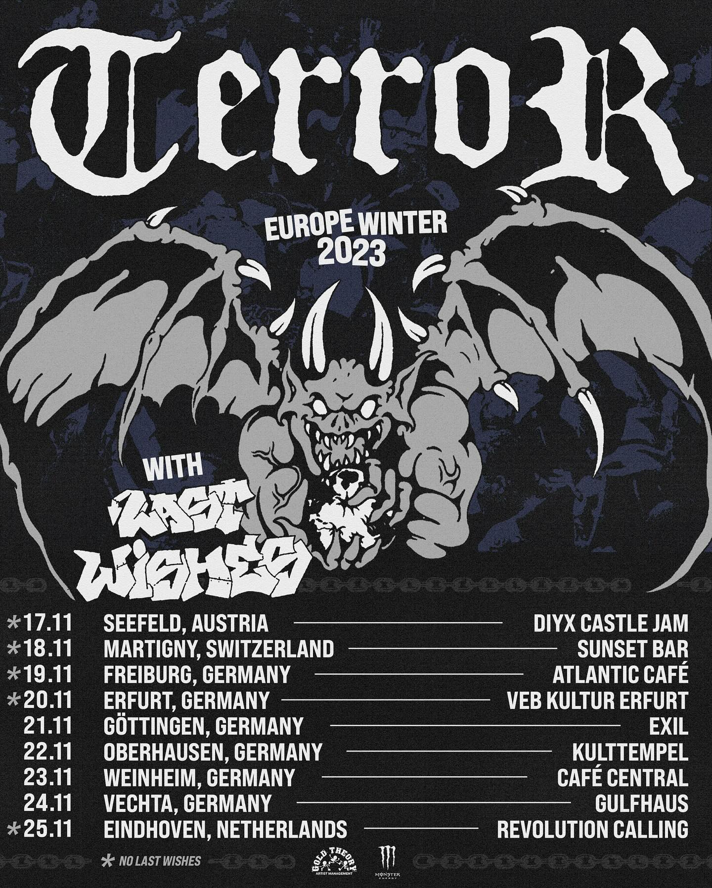 Vorbericht: Terror - Europe Winter 2023 - Dark-Art